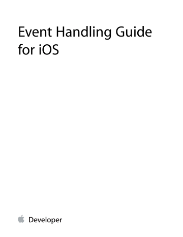 iOS Event Handling Guide | Manualzz