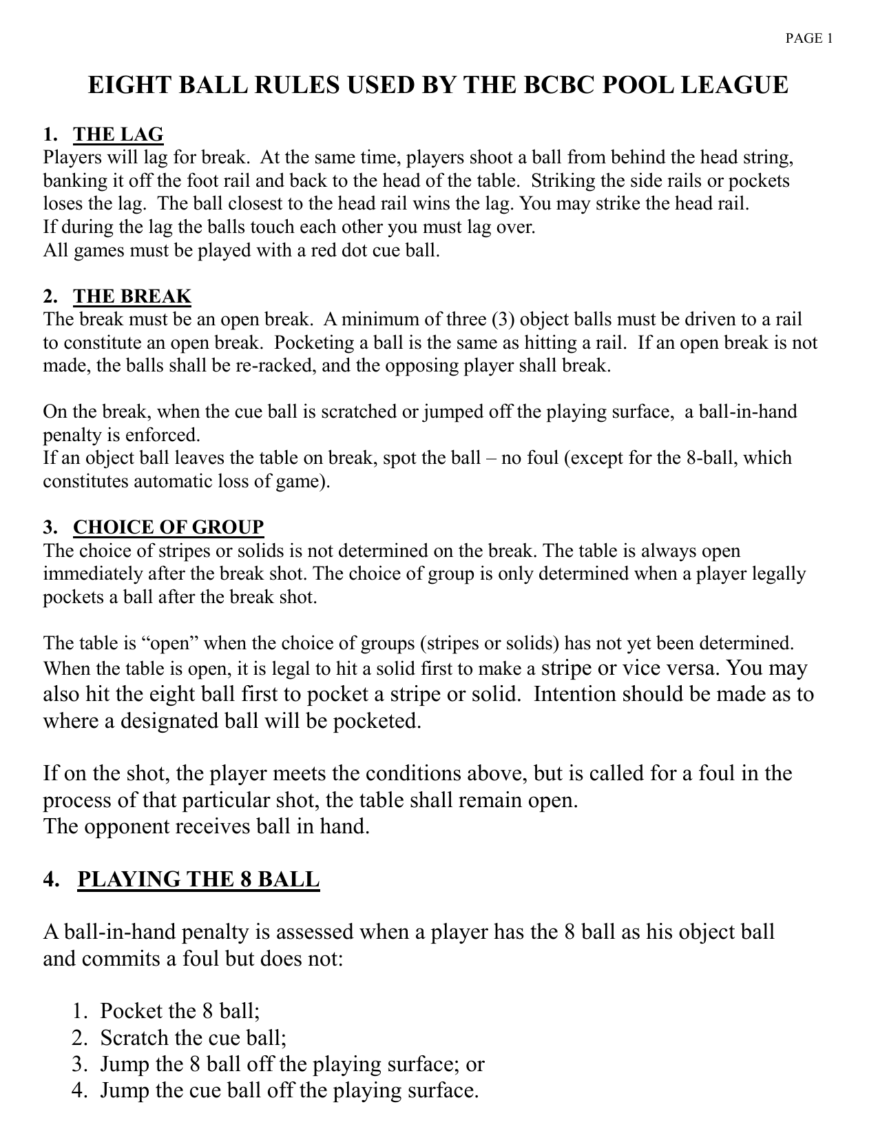 8 Ball Rules Campitypod 8 Ball Rules Campitypod