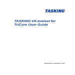 TASKING VX-toolset TriCore User Guide | Manualzz