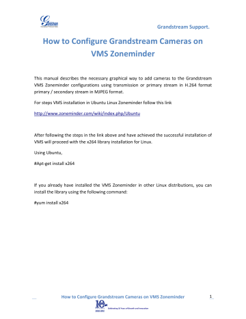 Grandstream Security Cameras User Guide | Manualzz