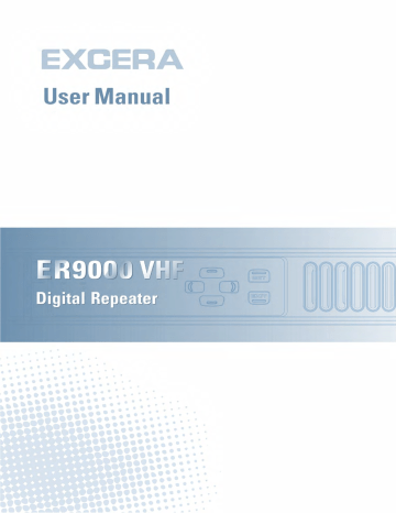 Excera ER9000 User manual | Manualzz