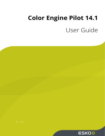 Esko Color Engine Pilot 14.1 User Guide | Manualzz
