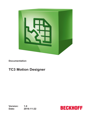 TC3 Motion Designer Documentation | Manualzz