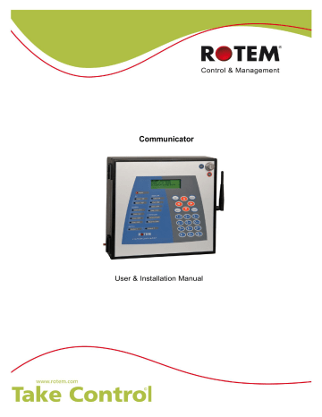 ROTEM Communicator User & Installation Manual | Manualzz