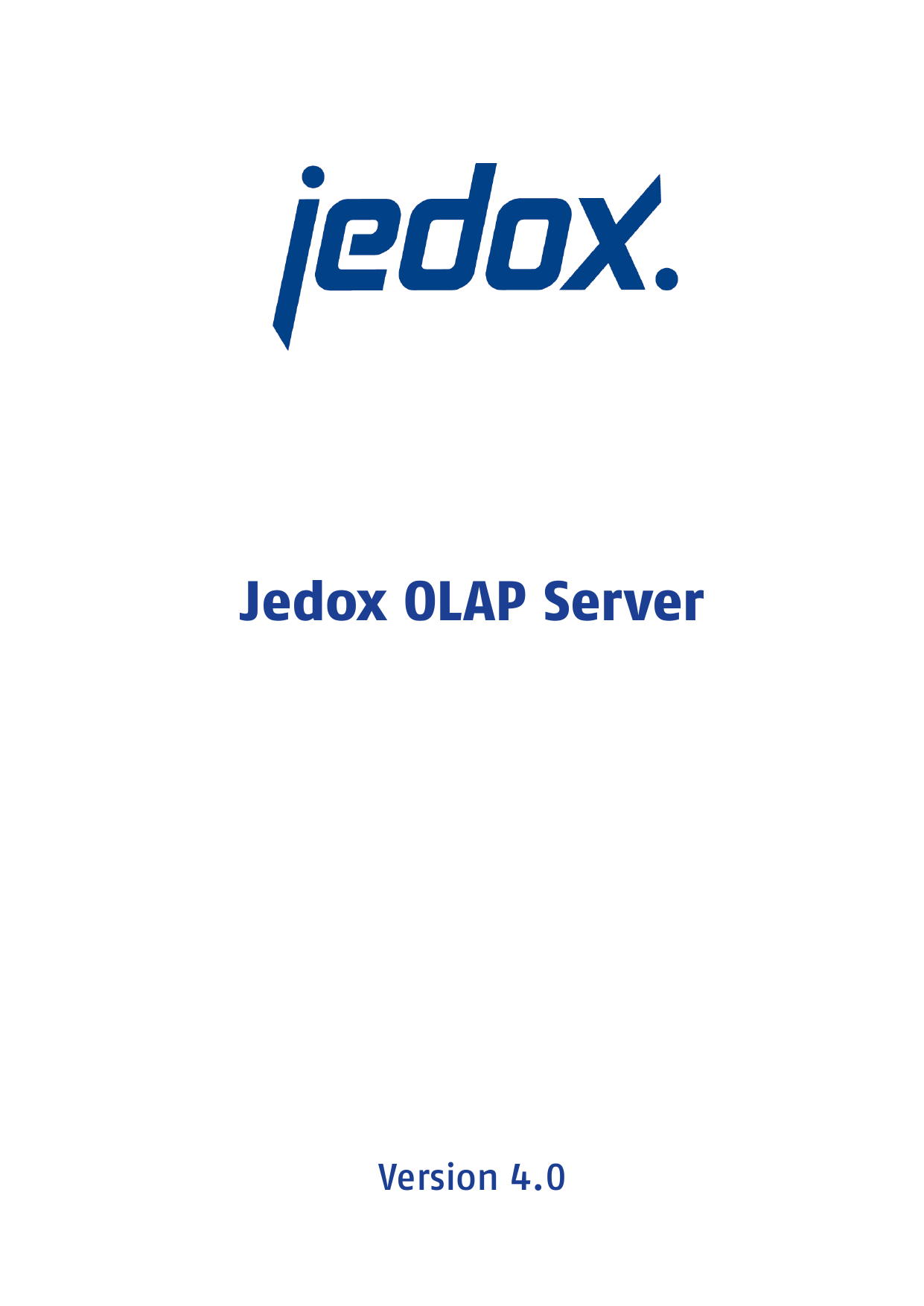 INTRODUCTION A JEDOX - www.jedox.com