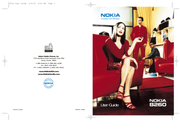 Nokia 8260 User Guide | Manualzz