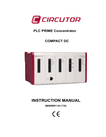 Circutor PLC PRIME Instruction manual | Manualzz