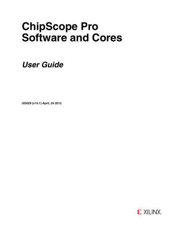 ChipScope Pro Software and Cores User Guide | Manualzz