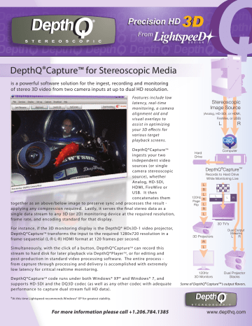 DepthQ Capture Datasheet | Manualzz