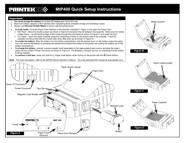 MtP400 Quick Setup Instructions | Manualzz