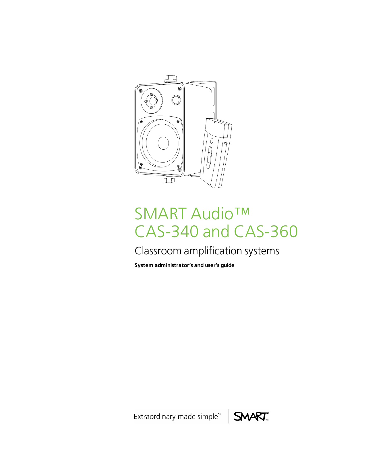 Smart Audio CAS-340 System Administrator's And User's Manual | Manualzz