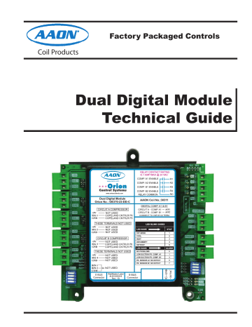 AAON OE370-23-DD-C Dual Digital Module Technical Guide | Manualzz