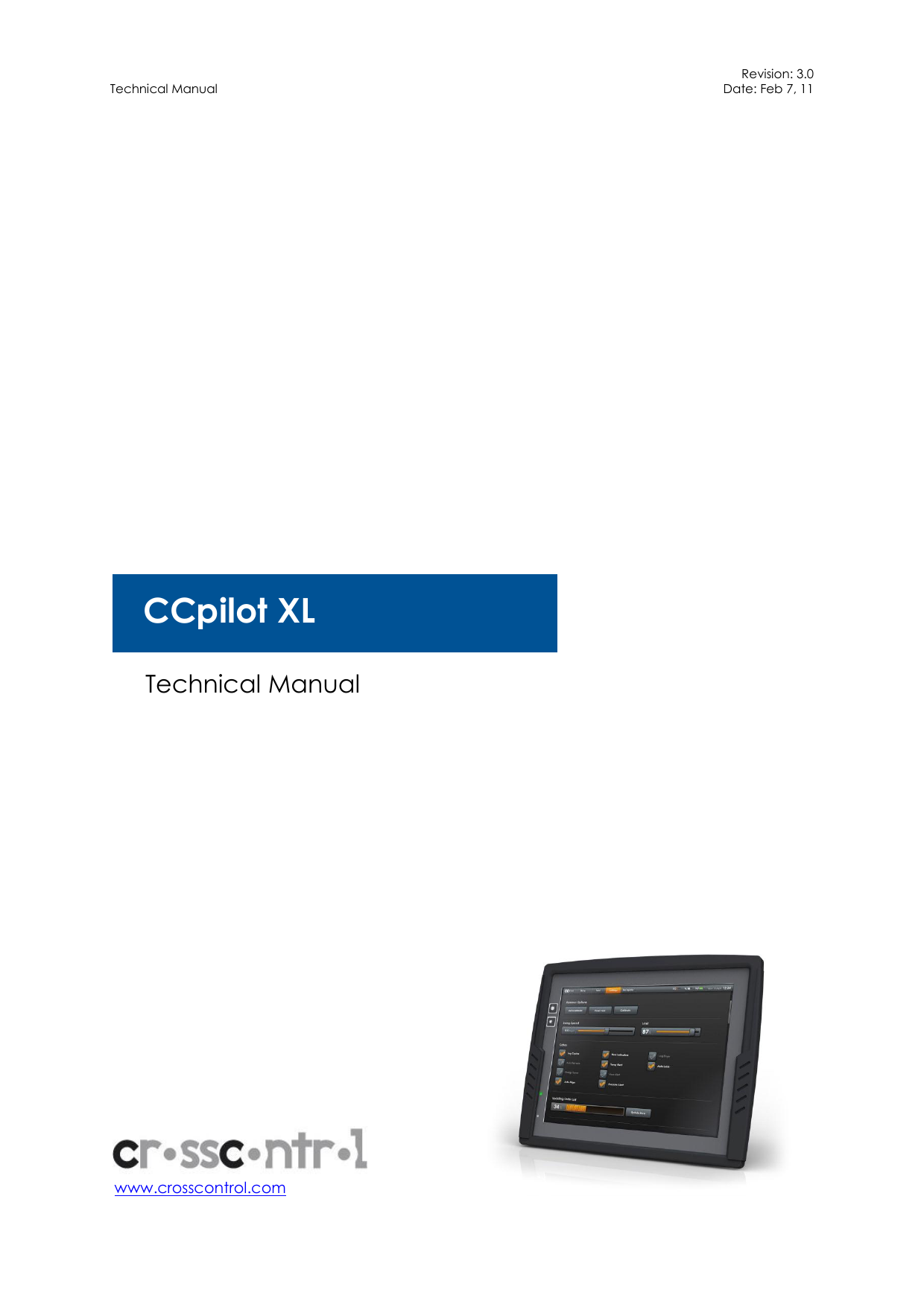 crosscontrol CCpilot XL Technical Manual | Manualzz