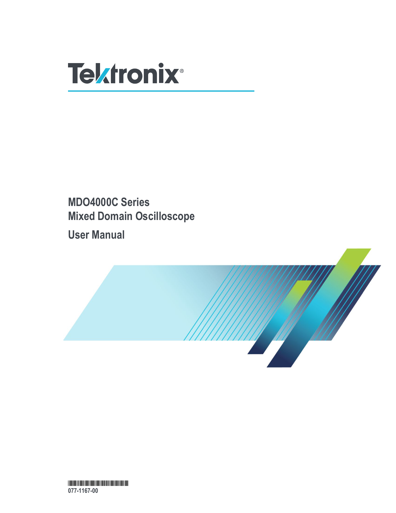 Tektronix MDO4104C User Manual | Manualzz