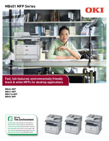OKI MB471 MFP Brochure & Specs | Manualzz