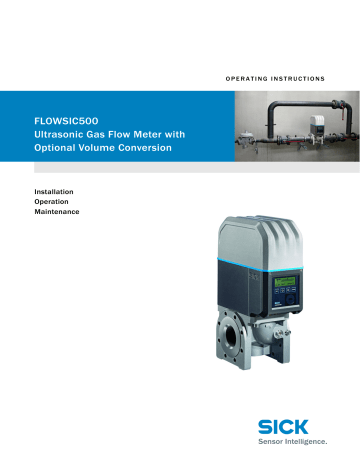 FLOWSIC500 Operating Instructions | Manualzz