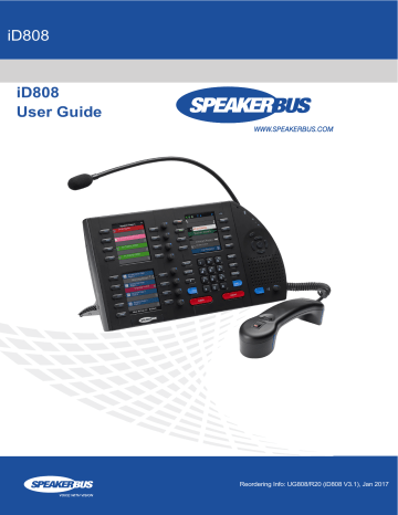 Speakerbus iD808 V3.1 User Guide | Manualzz