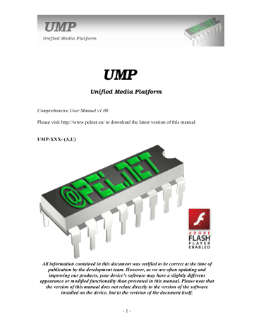 UMP User Manual | Manualzz