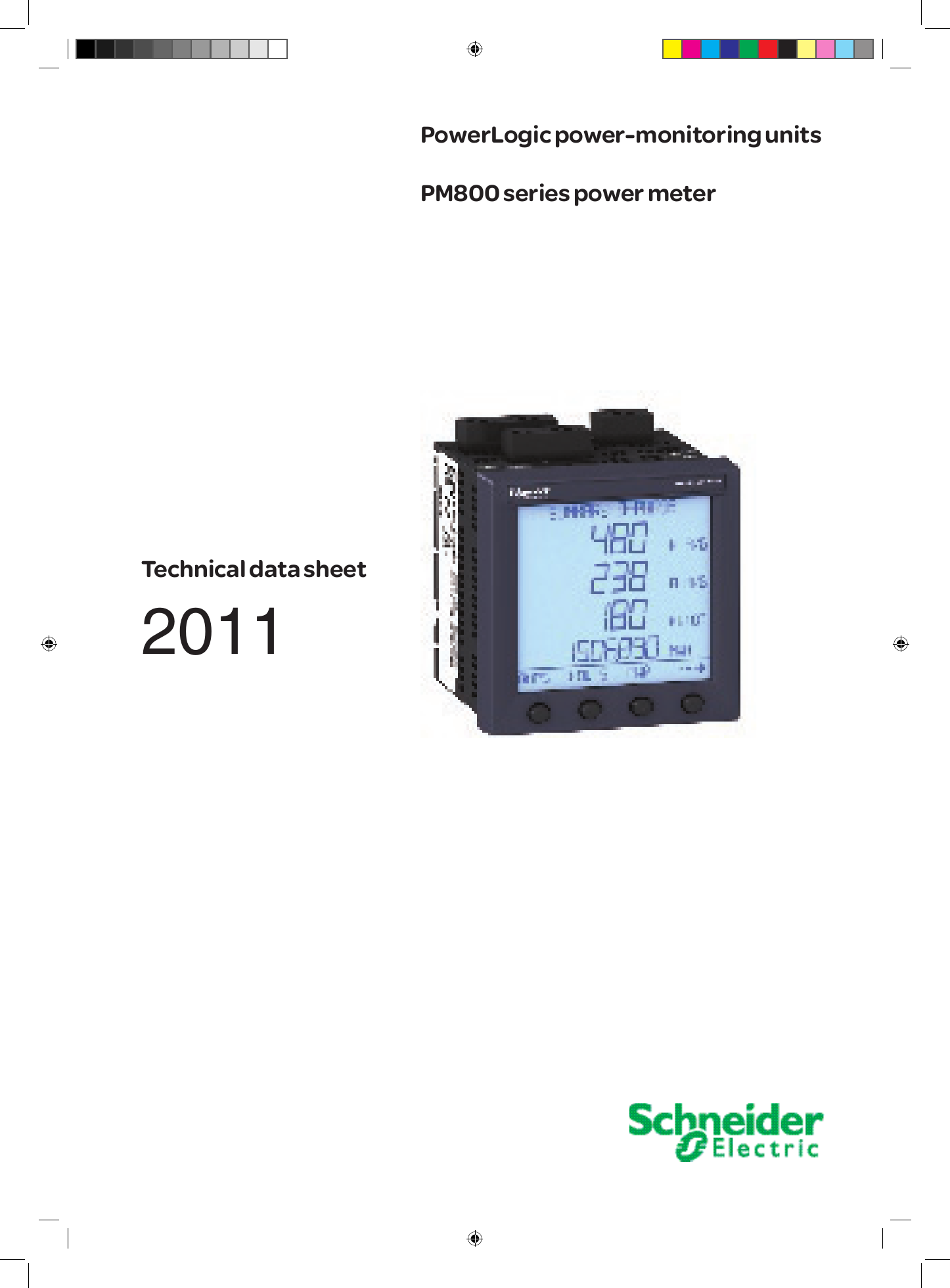 SCHNEIDER ELECTRIC PM820U Pm820 Meter Unit Only Without Display ...
