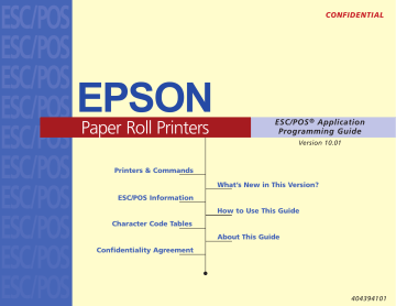 Epson TM-U300A/U300B Printer User manual | Manualzz