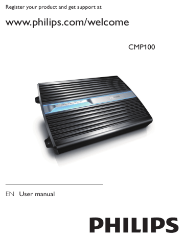 Philips CMP100 Car Power Amplifier User Manual | Manualzz
