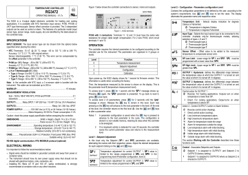 Temperature Controller N322 Operating Manual | Manualzz
