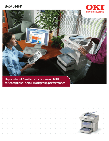 OKI B4545 MFP Brochure & Specs | Manualzz