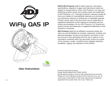 WiFly QA5 IP | Manualzz