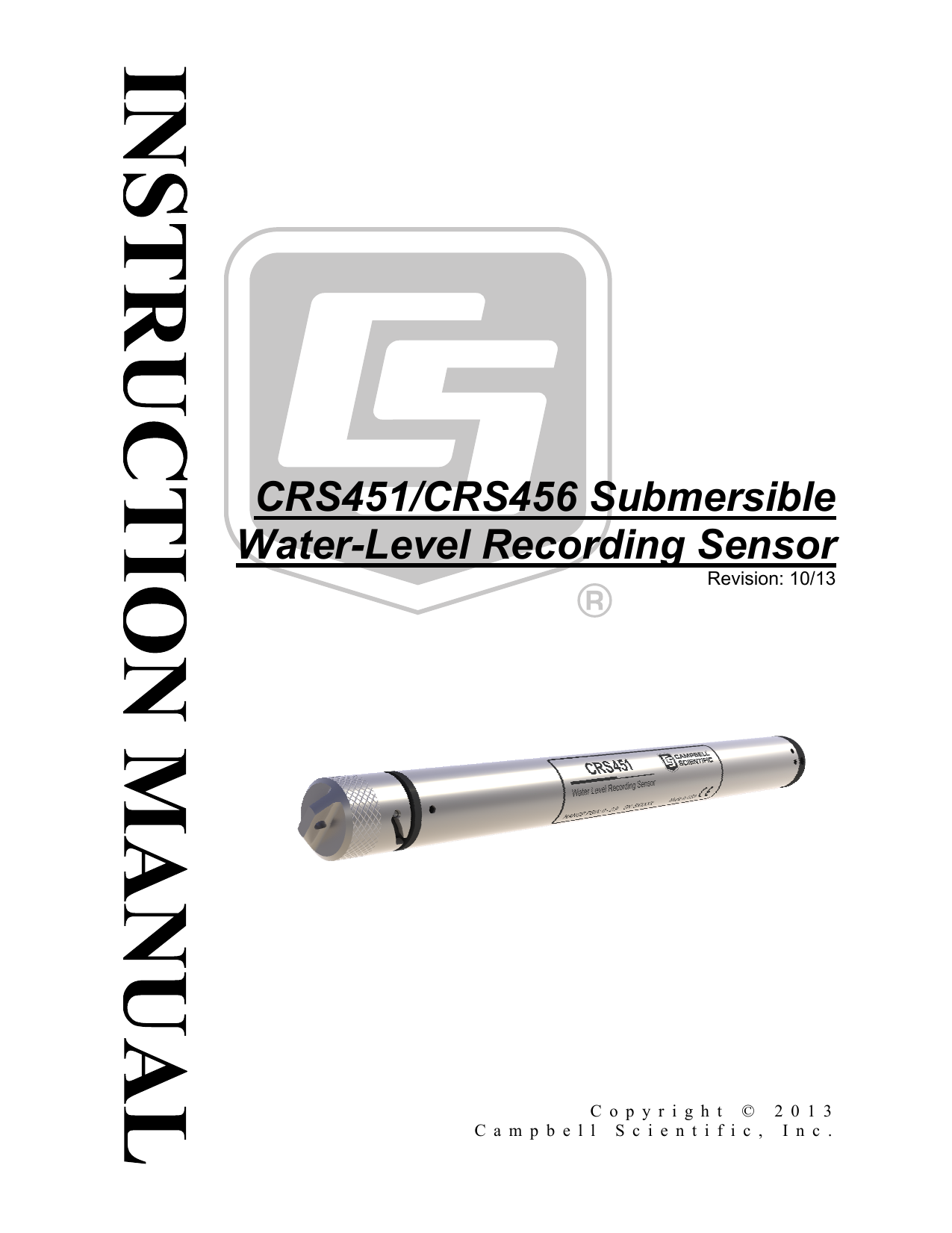 Campbell CRS456 Instruction manual | Manualzz