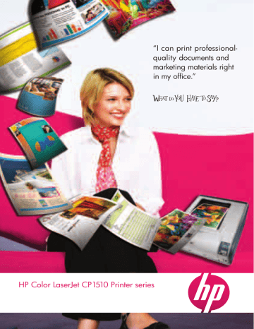 HP CP1518ni Leaflet | Manualzz