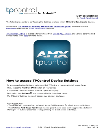 TPControl User Manual for Android | Manualzz