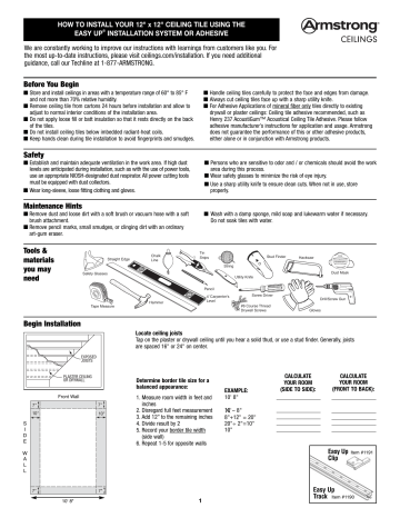 Armstrong Ceilings Easy Up 135 Pack Ceiling Grid Clips | Shelly Lighting