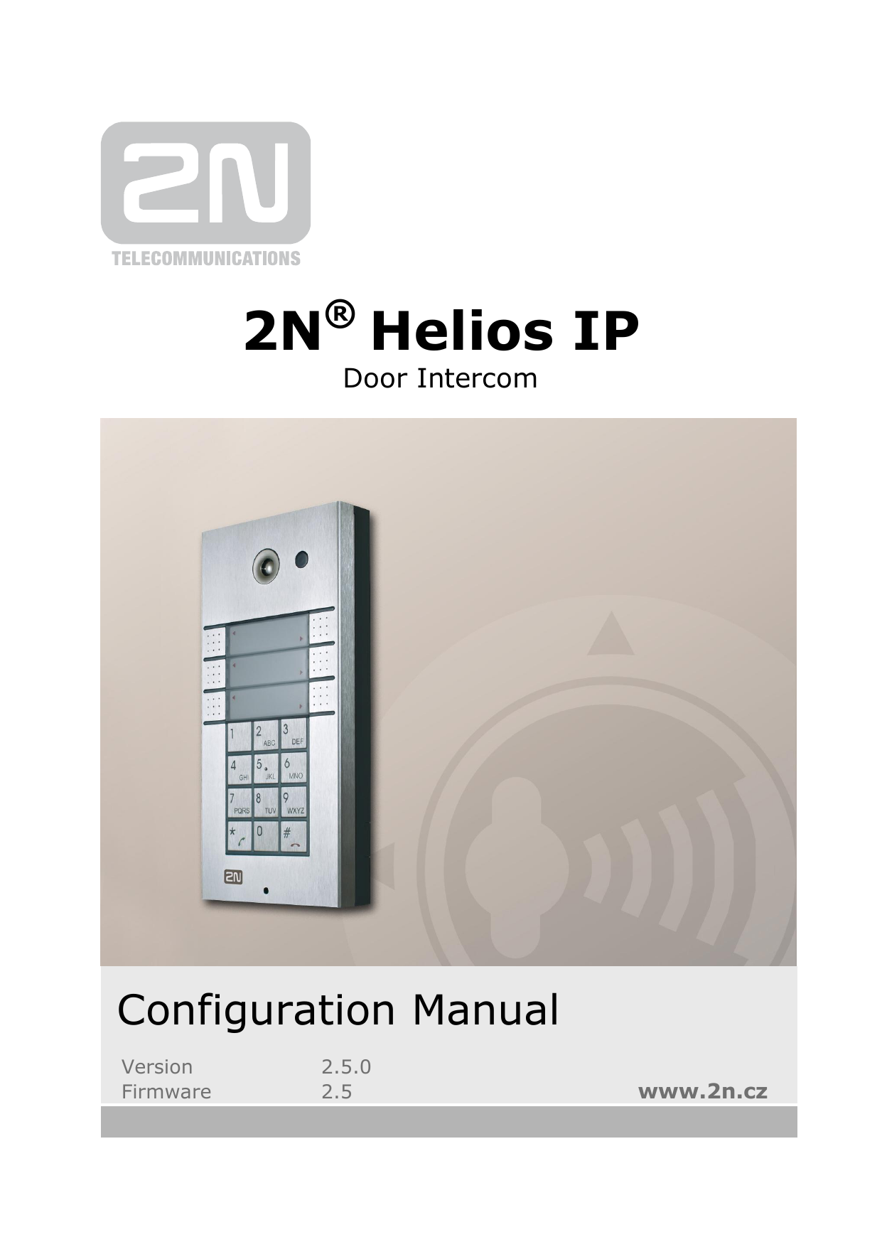 2N Helios IP Configuration manual | Manualzz