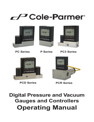 Cole-Parmer Vacuum and Pressure Gauges and Controllers Instruction ...