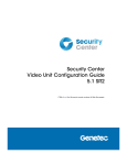 Security Center Configuration Guide 5.2 SR10 | Manualzz