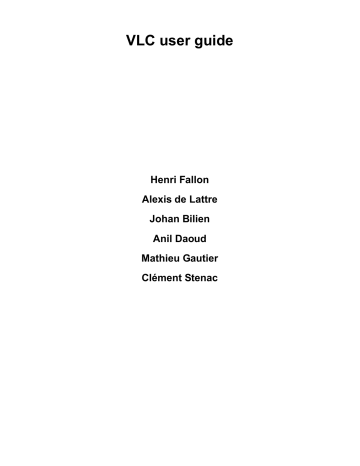 VLC User Guide | Manualzz