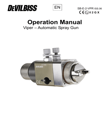 DEVILBISS Viper VPR Operation Manual | Manualzz