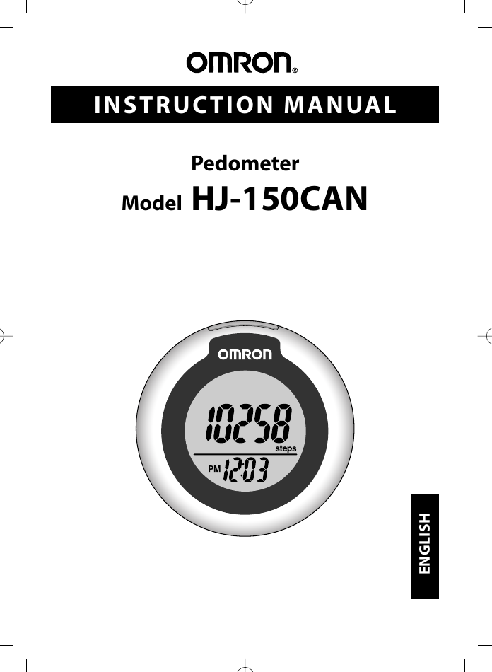 Omron HJ-150CAN Instruction manual | Manualzz