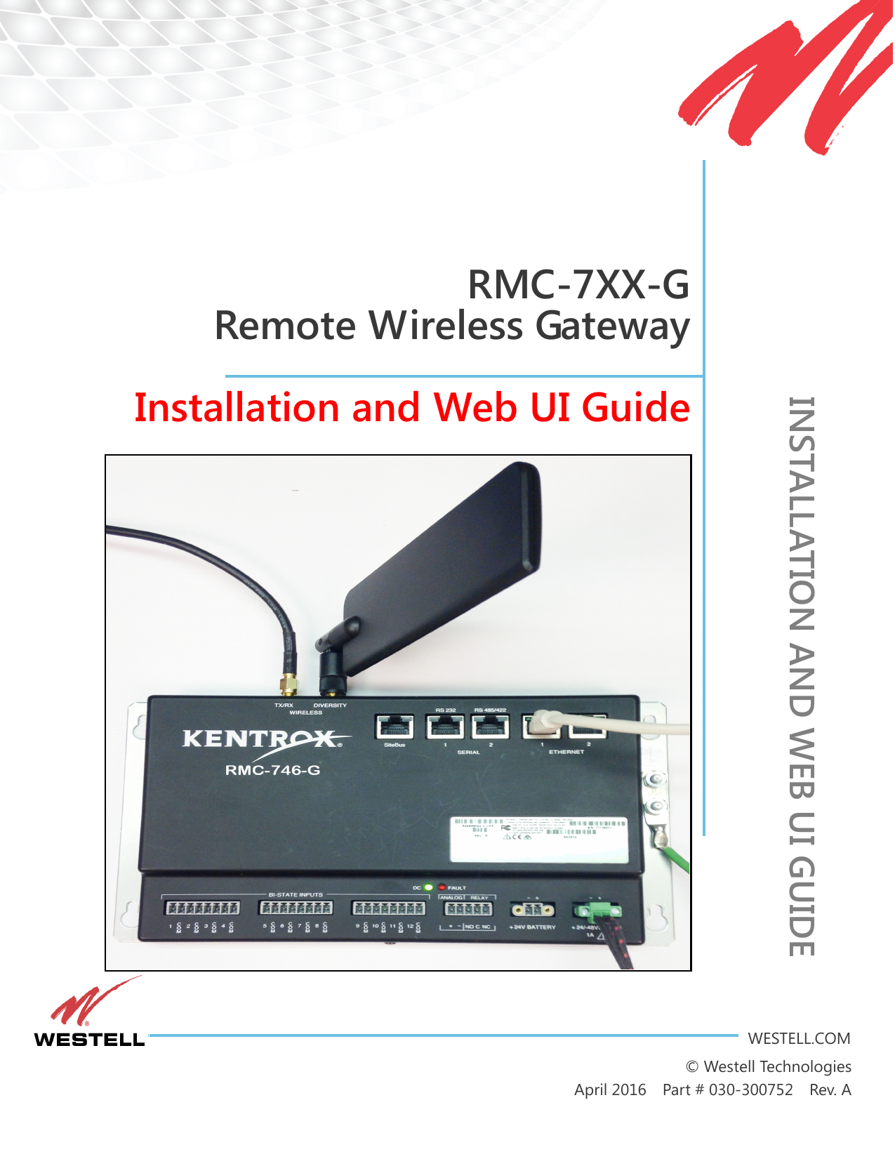 Westell RMC-7XX-G Installation manual | Manualzz