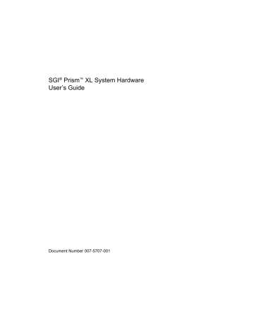 SGI Prism XL System User's Guide | Manualzz