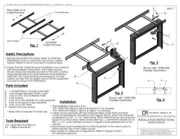 Chatsworth Products PatchRack For CPI Cable Runway Installation ...