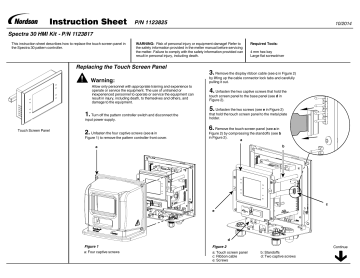 Spectra 30 HMI Kit Instruction Sheet | Manualzz