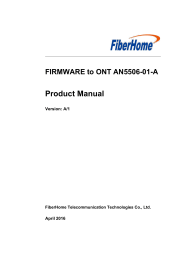 FiberHome AN5506-01-A - User manual, Product Manual