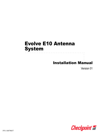 Evolve E10 Antenna System Installation Manual | Manualzz