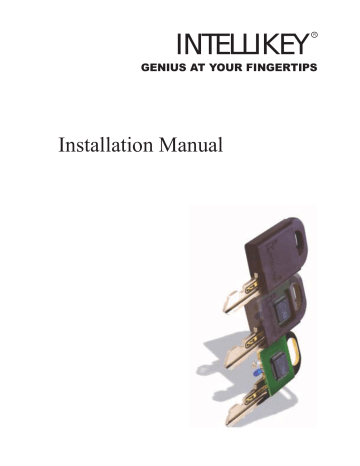 INTELLIKEY Access Control System Installation Manual | Manualzz