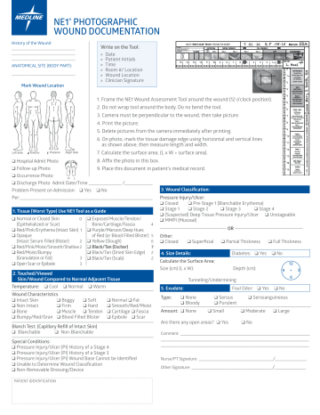 NE1 Wound Assessment Tool User Manual | Manualzz