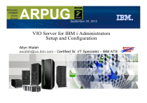 IBM VIO Server Setup and Configuration | Manualzz