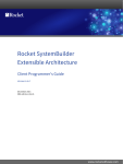 SBClient User Guide - Rocket SystemBuilder Extensible Architecture ...