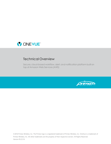 Primex Wireless OneVue Platform Technical Overview | Manualzz