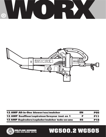 Worx WG505 Owners manual | Manualzz